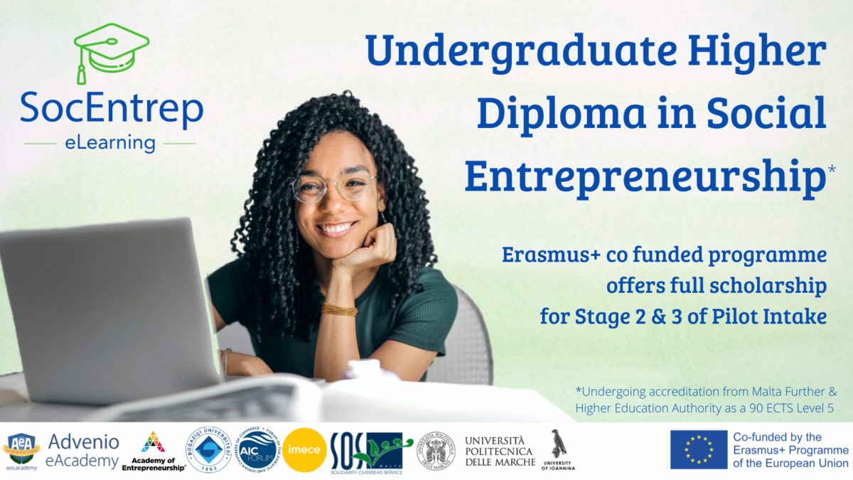 Undergraduate Higher Diploma in Social Entrepreneurship (Level 5 ...